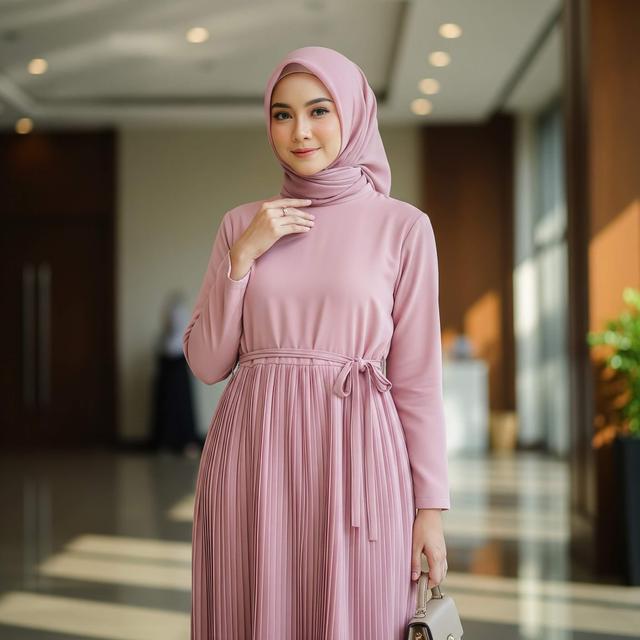 10 Model Gamis Sederhana Tapi Elegan Tren 2025, Tampil Stylish Tanpa ...