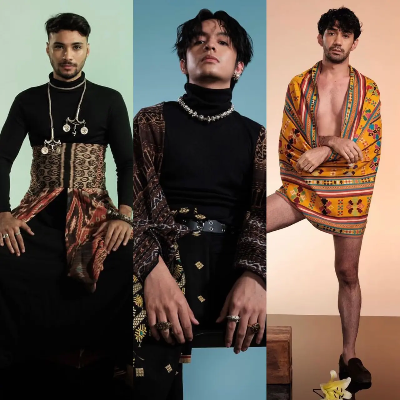Gaya 9 Seleb Indonesia Pakai Kain Tenun Karya Oscar Lawalata, Tampil ...
