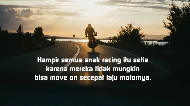10 Gambar Kata-Kata Cinta Anak Racing, Romantis Penuh Semangat - Hot ...