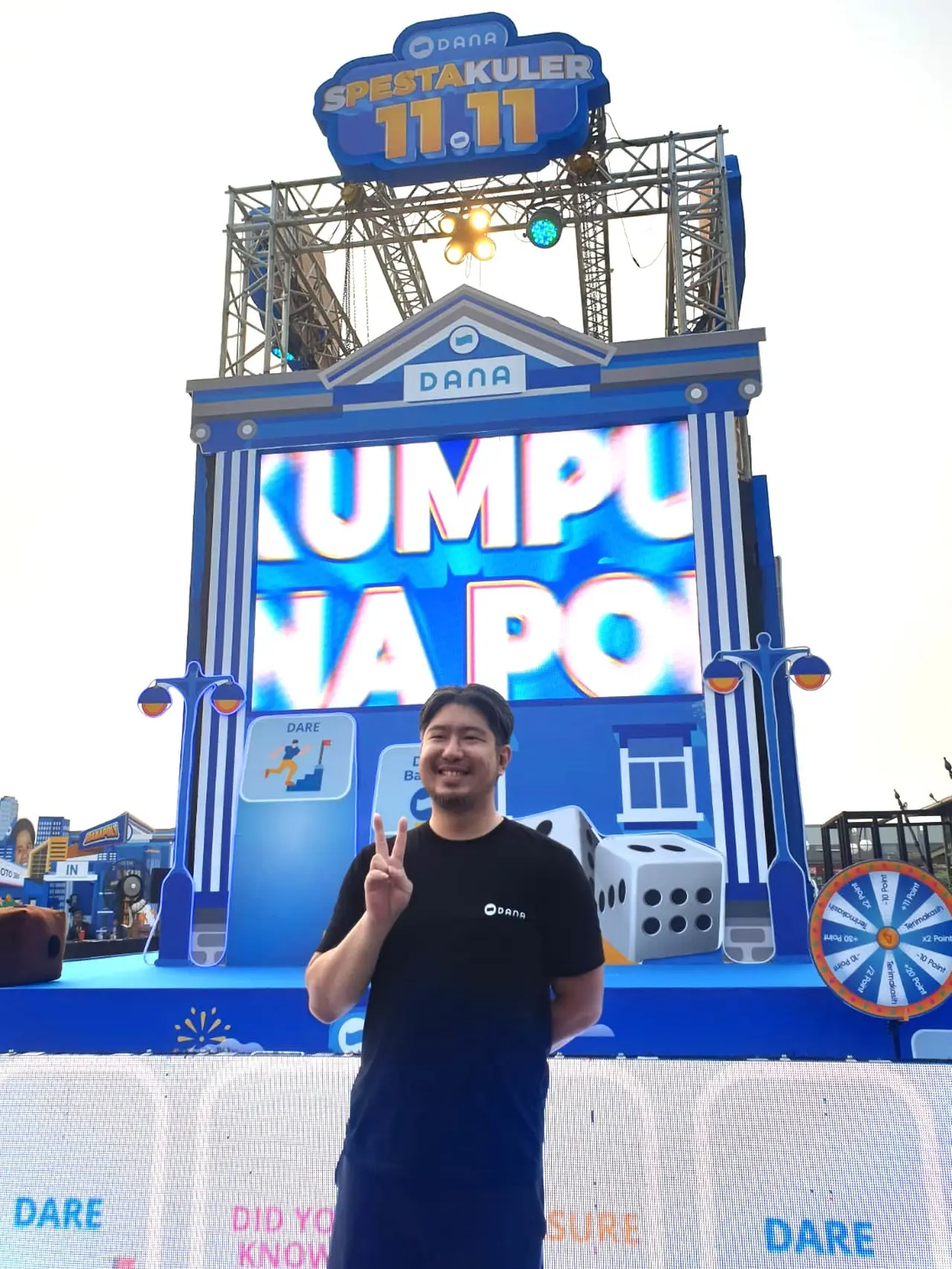 Keseruan Main DANAPoly Giant Board dan DANA Spestakuler 11.11 di Batavia PIK - Tekno Liputan6.com