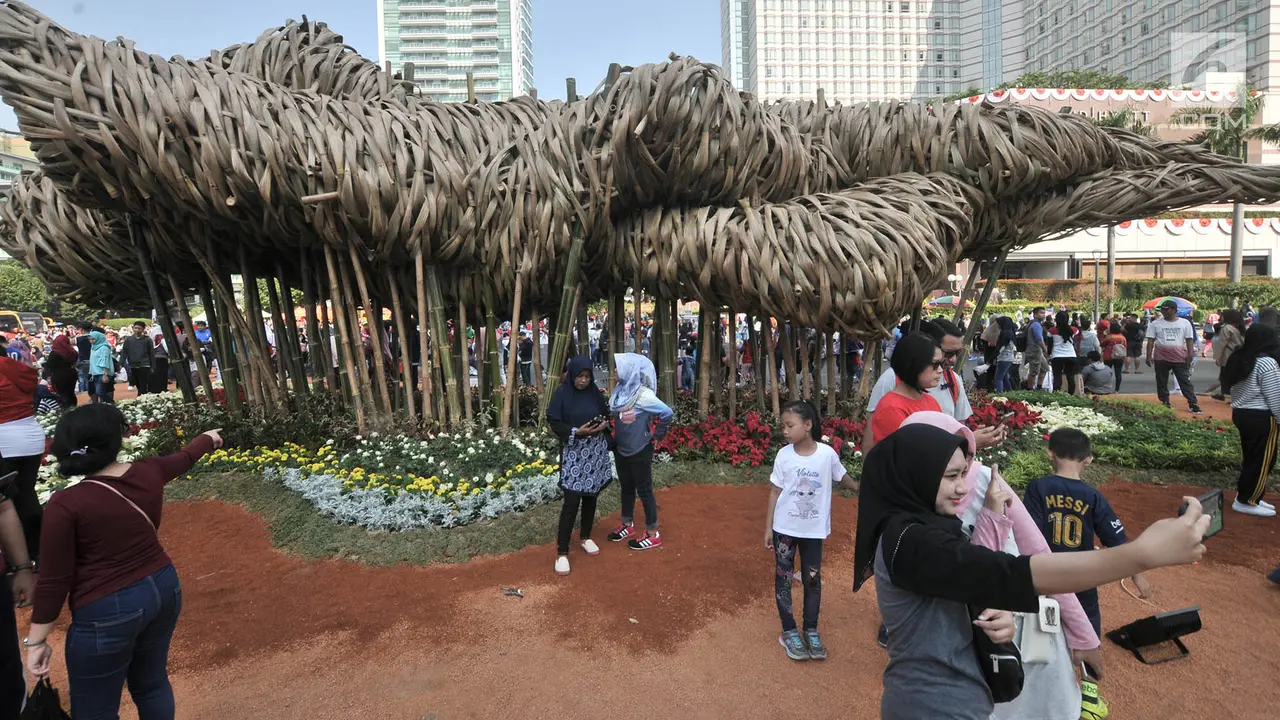 7 Fakta Bambu Getah Getih, Instalasi Seni Kebanggaan Anies Baswedan ...