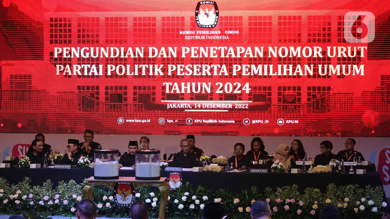 HEADLINE: KPU Tetapkan Nomor Urut Parpol Peserta Pemilu 2024, Angka Berpengaruh Besar? - News ...