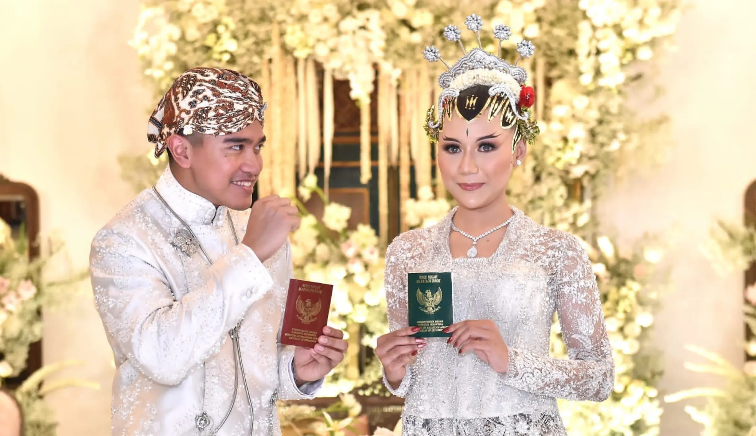 Momen Kaesang Pangarep dan Erina Gudono Resmi Jadi Suami Istri - Foto Liputan6.com