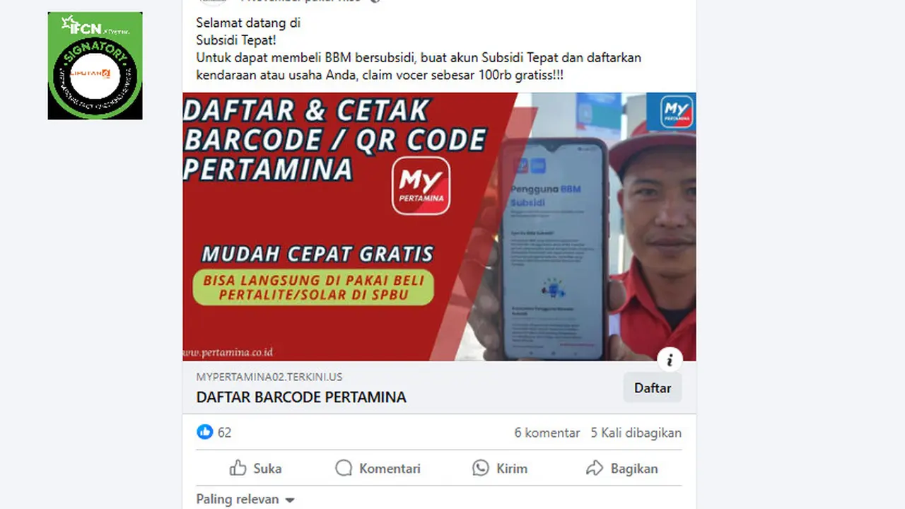 Link Pendaftaran Barcode BBM Bersubsidi Palsu Marak Beredar, Simak ...