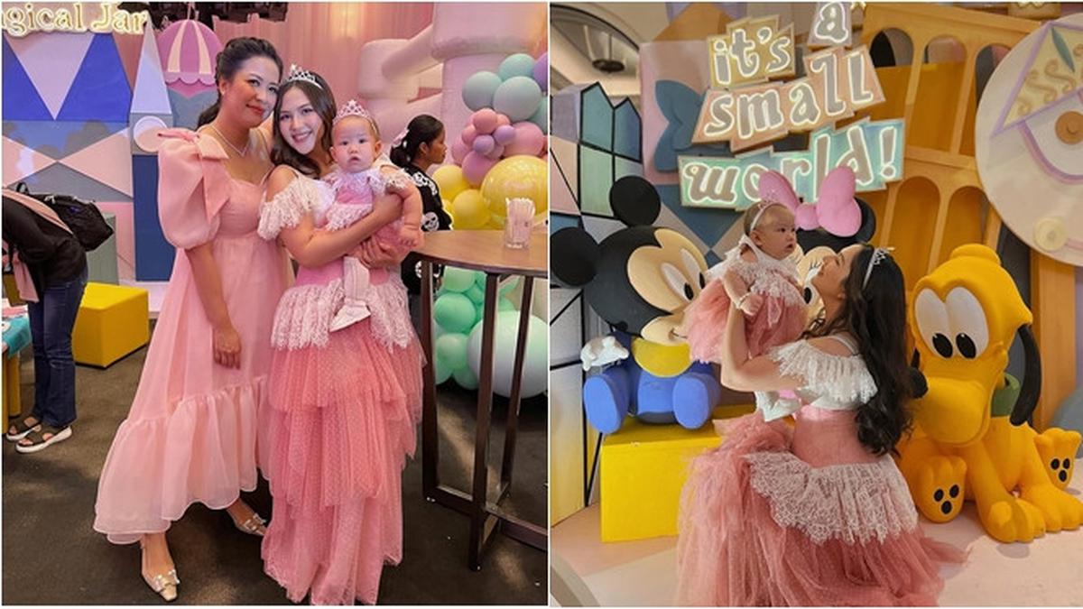 6 Potret Jessica Mila dan Baby Kyarra Tampil Bak Princess Aurora, Gemas ...