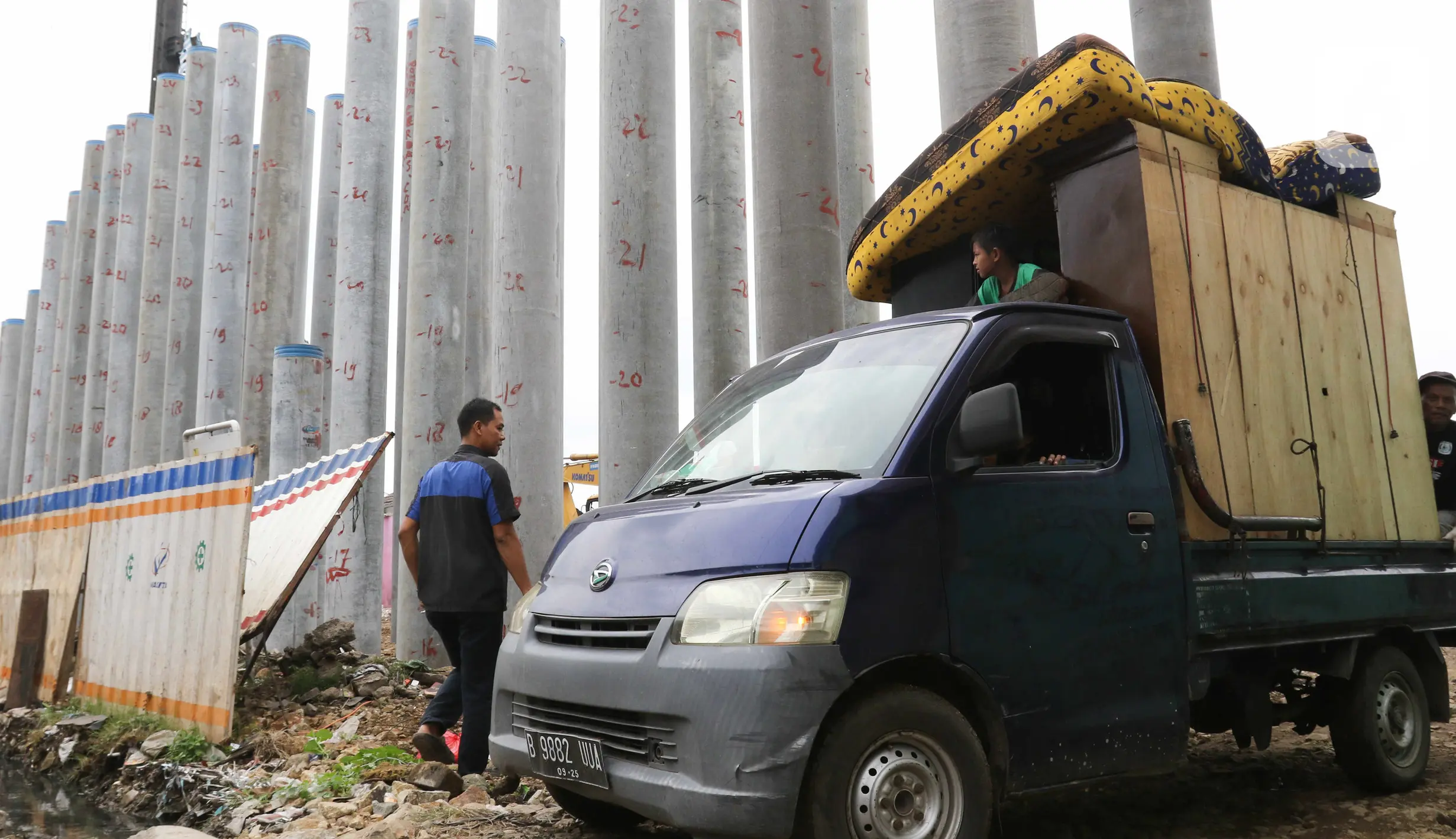 Pembebasan Lahan Proyek Tol Cibitung-Cilincing - Foto Liputan6.com