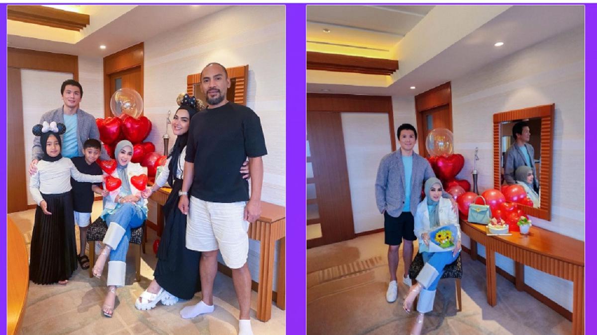 6 Potret Syahrini Dapat Surprise Ultah di Jepang, Kumpul Bareng Reino ...