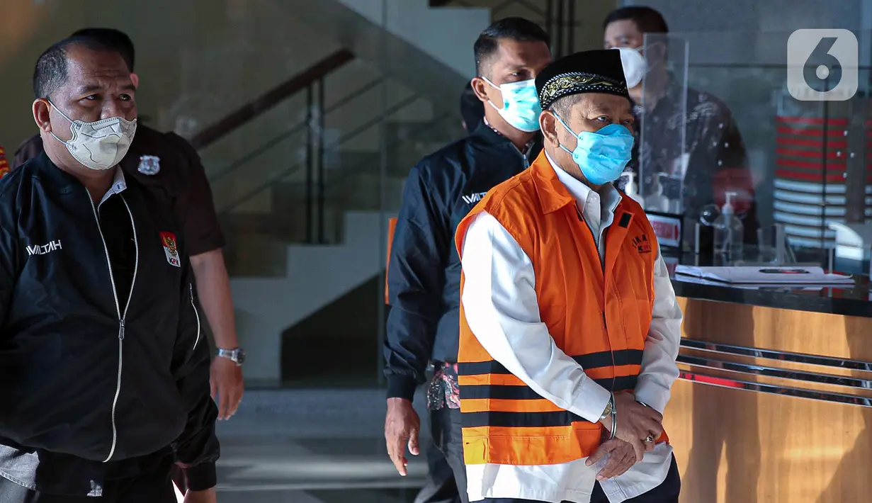 Mantan Bupati Sidoarjo Saiful Ilah Kembali Ditahan KPK - Foto Liputan6.com