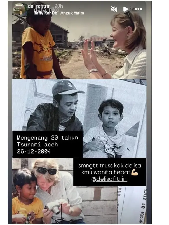 6 Potret Delisa di Acara Peringatan 20 Tahun Tsunami Aceh, Kenang ...