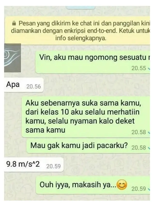 6 Chat Gombalan Anak Fisika ke Gebetan Pakai Rumus Ini Kocak - Hot ...