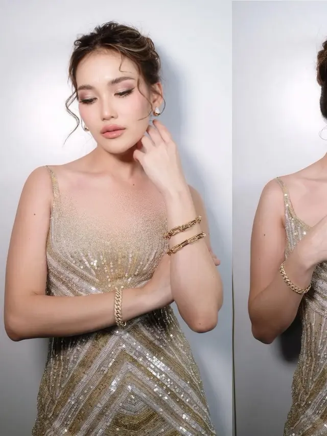 6 Gaun Ayu Ting Ting saat Duet Bareng Nancy Ajram, Pesona Glamor di ...