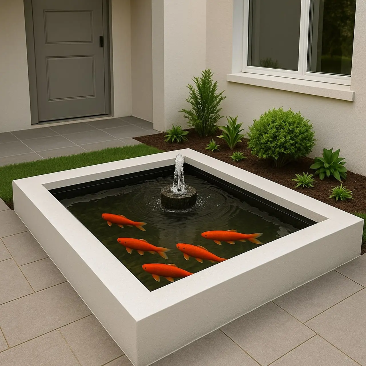 5 Desain Kolam Ikan Minimalis untuk Lahan Sempit, Estetik Bikin Rumah Tetap Islami di Tahun 2025 ...