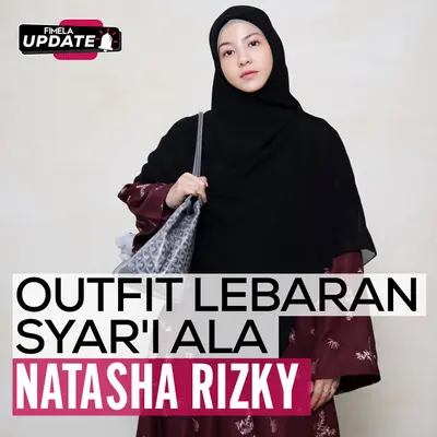 Intip Inspirasi Outfit untuk Tampil Syar’i dan Stylish saat Lebaran ala Natasha Rizky - Fashion ...