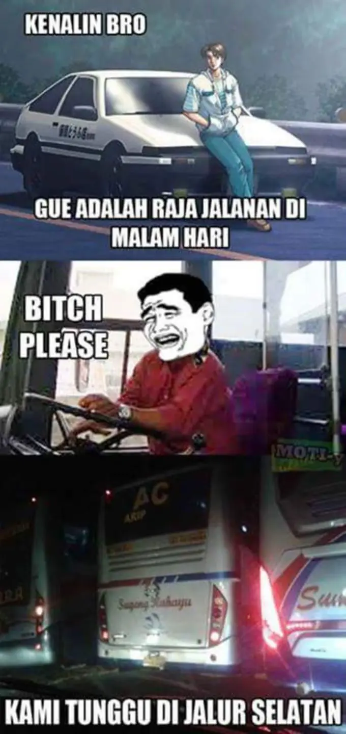 10 Meme Tingkah Sopir Bus Ngeselin yang Bikin Resah Geleng-Geleng ...