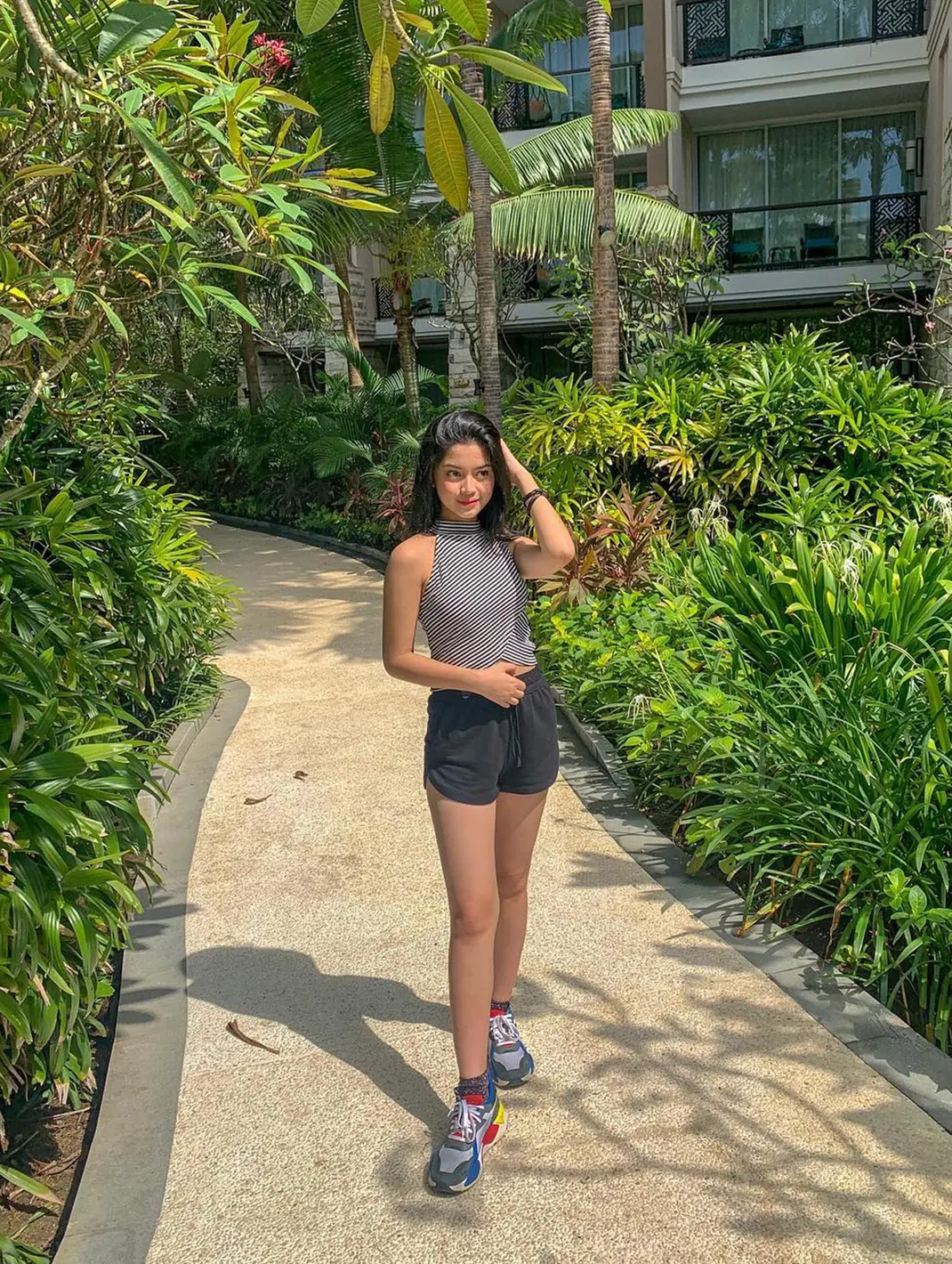 FOTO: Gaya Liburan Yoriko Angeline di Bali - Foto Liputan6.com