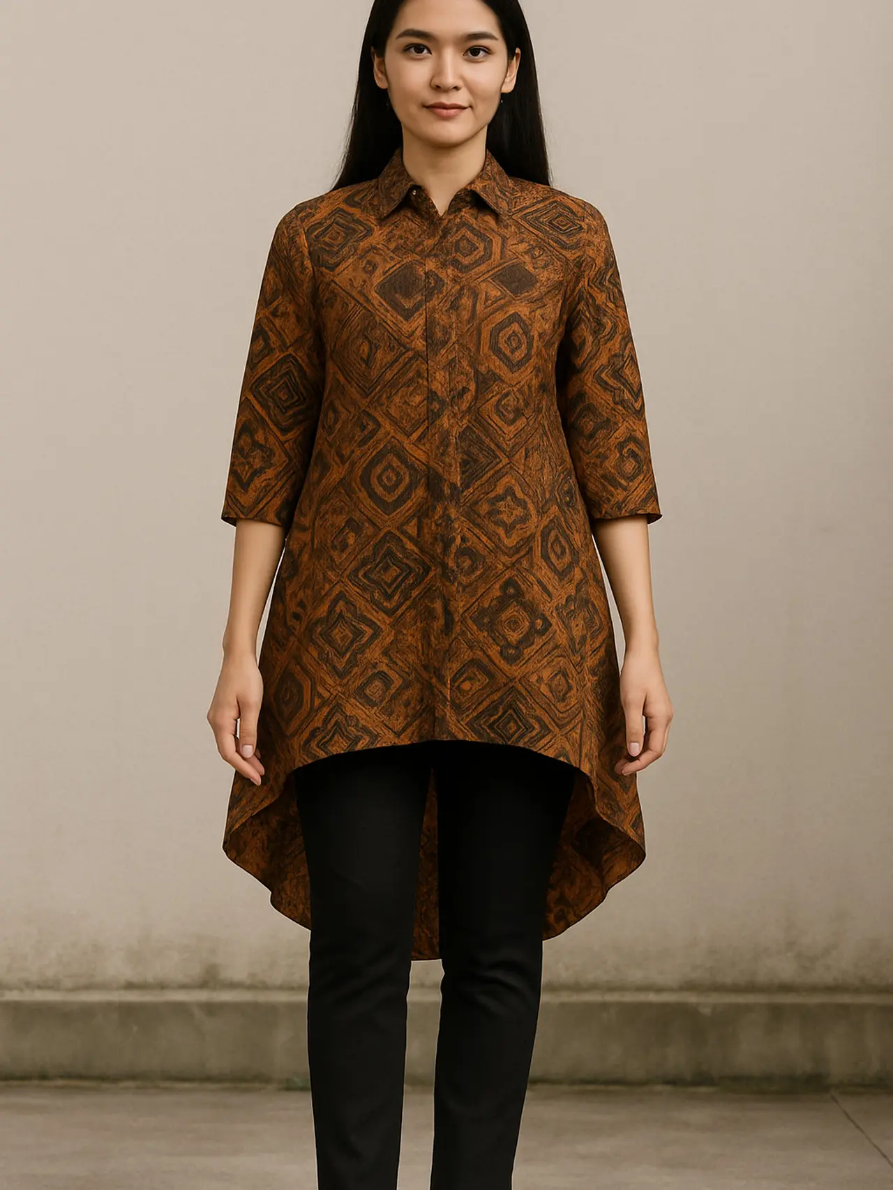 7 Model Batik Tunik Terbaru 2025 Ini Tampak Elegan dan Nyaman untuk ...