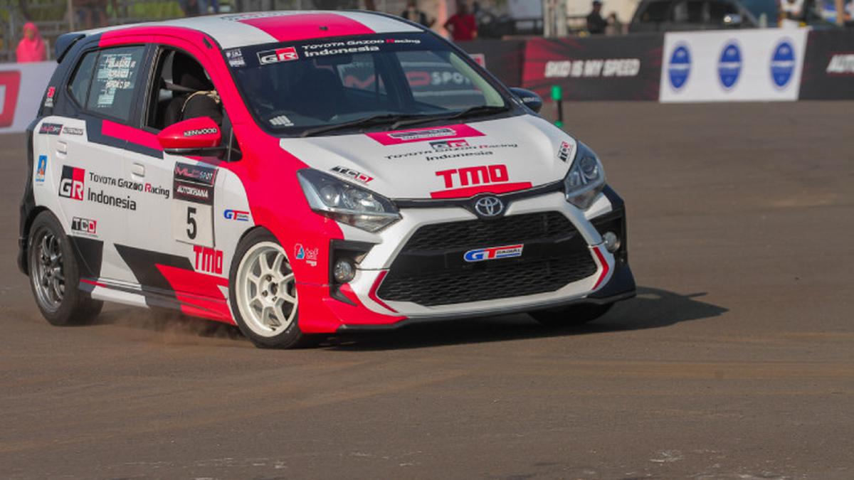 Masih Pakai Agya Lama, Peslalom TGRI Sabet Double Winner