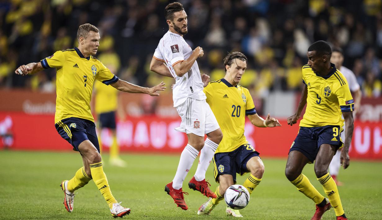 FOTO: Spanyol Kalah dari Swedia di Kualifikasi Piala Dunia 2022 - Foto ...