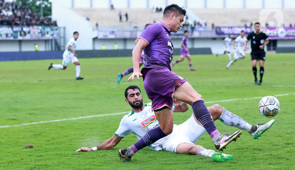 Kalahkan PSS Sleman, Persita Tangerang Naik ke Urutan 9 Klasemen Liga 1 - Foto Liputan6.com