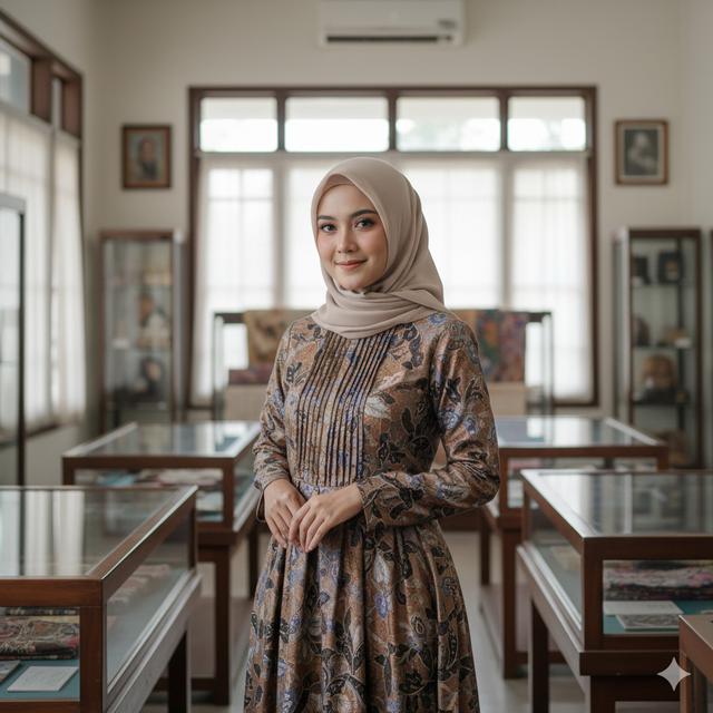 10 Model Baju Batik Syar'i Sutra Elegan, Tampil Mewah dan Berkelas di ...