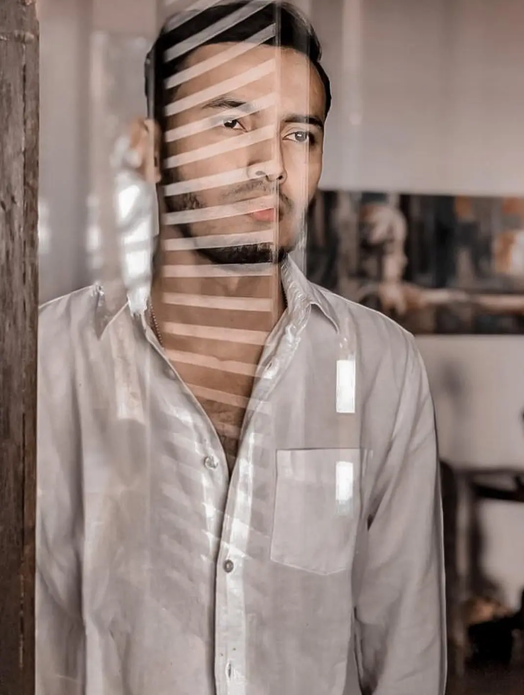 FOTO: Gaya Rifky Alhabsyi dengan Brewok yang Makin Macho - Foto ...