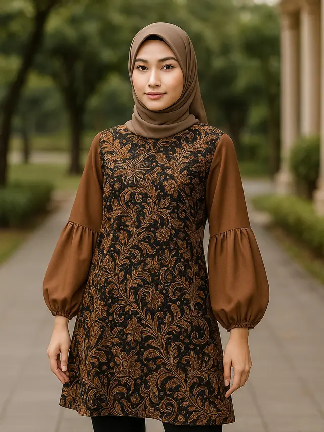 20 Model Tunik Batik Cantik dan Elegan Terbaru 2025, Cocok untuk Acara ...