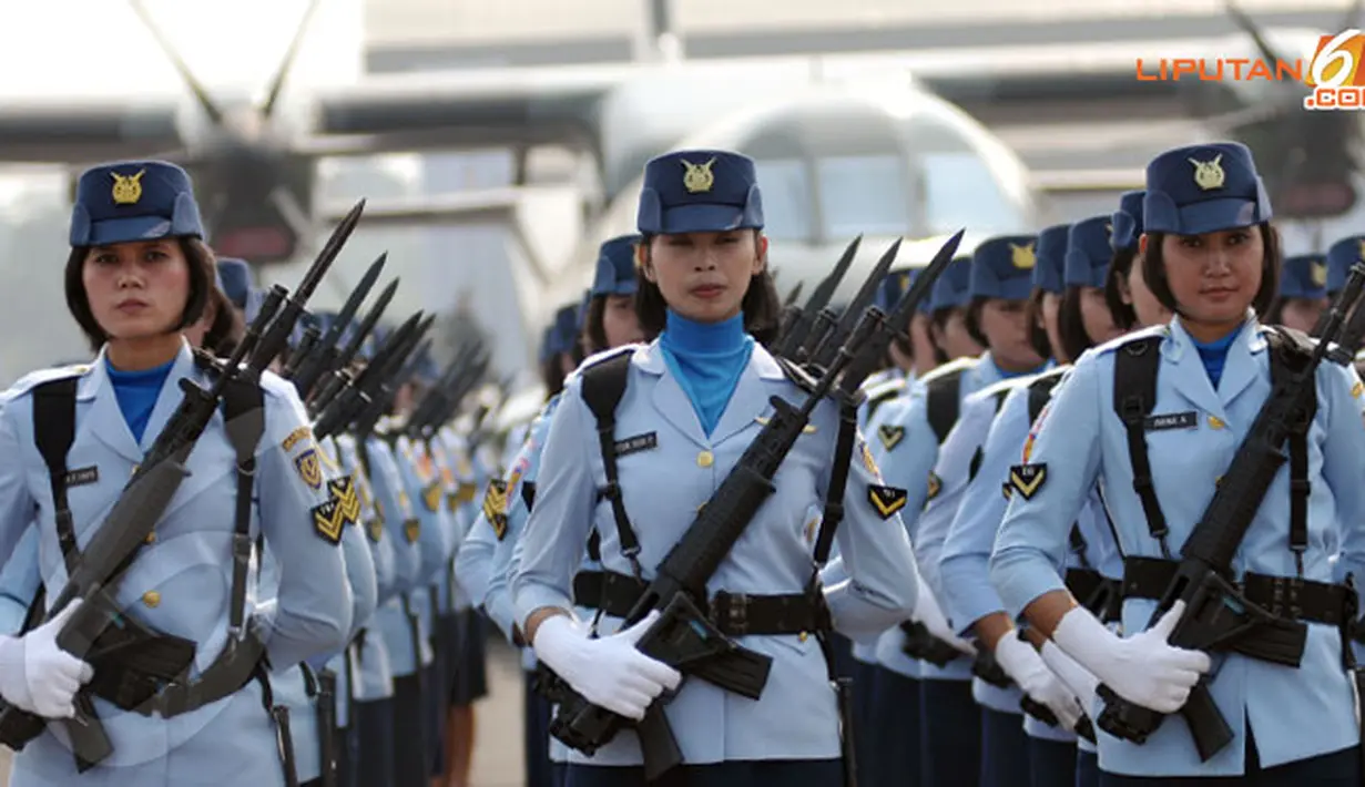 Wajah Tegas yang Terpancar dari Pasukan TNI - Foto Liputan6.com