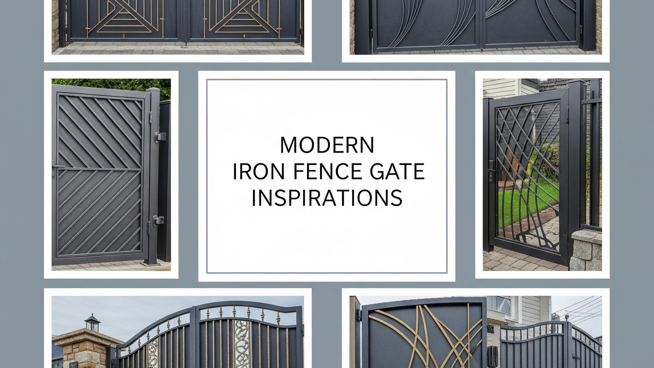 12 Inspirasi Model Pintu Pagar Besi Terbaru yang Minimalis dan Modern ...