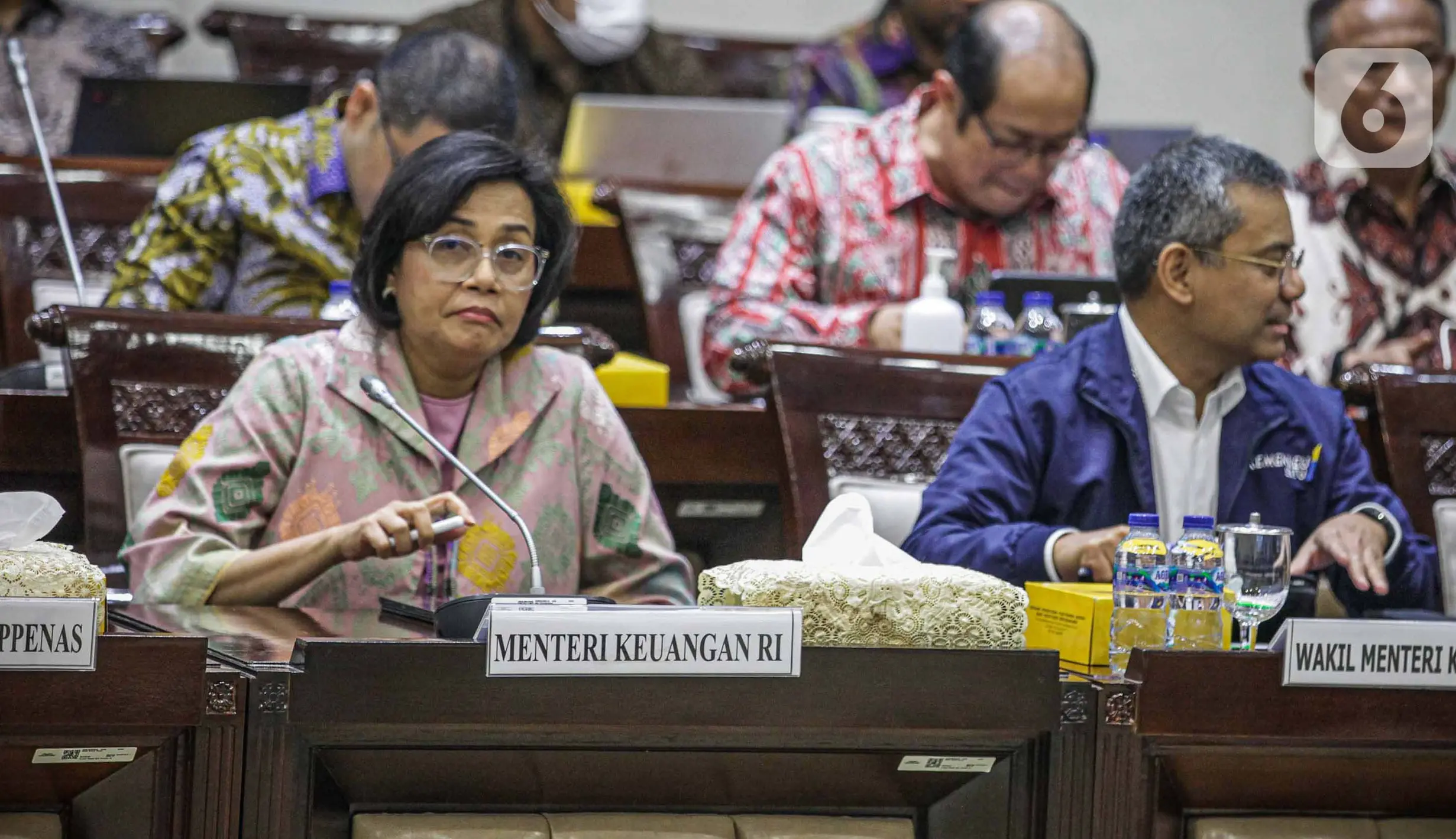 Hadiri Rapat Kerja, Sri Mulyani dan DPR Pasang Target Ekonomi Indonesia 2024 - Foto Liputan6.com