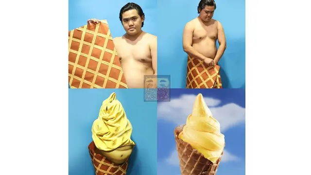 5 Cosplay Low Budget Menyerupai Makanan Ini Bikin Ngakak - Hot Liputan6.com
