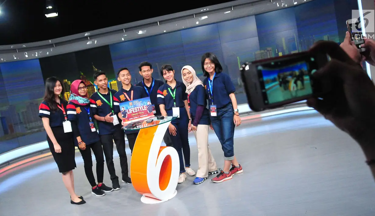 PHOTO: Finalis CJA dari Tiga Kota Sambangi SCTV Tower - Foto Liputan6.com
