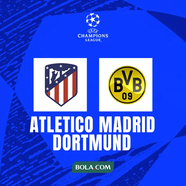 Link Live Streaming Liga Champions di Vidio Malam Ini: Atletico Madrid Vs Borussia Dortmund ...