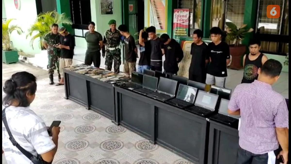 Ditangkap Unit Intelijen TNI, Polisi Bebaskan 7 Pelaku Penipuan Online ...