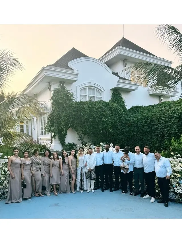 8 Potret Pernikahan Susan Sameh dan Khalid Atamimi, Bridesmaid Bertabur ...