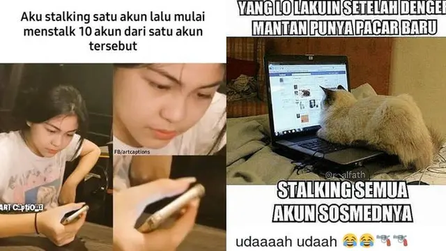 7 Meme Perjuangan Orang Stalking Media Sosial Ini Ujungnya Bikin Ngenes ...