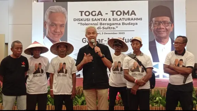 Ganjar Kampanye Pilpres 2024 di Kota Kendari, Petani dan Emak-emak Curhat Soal Pupuk dan Jalan ...