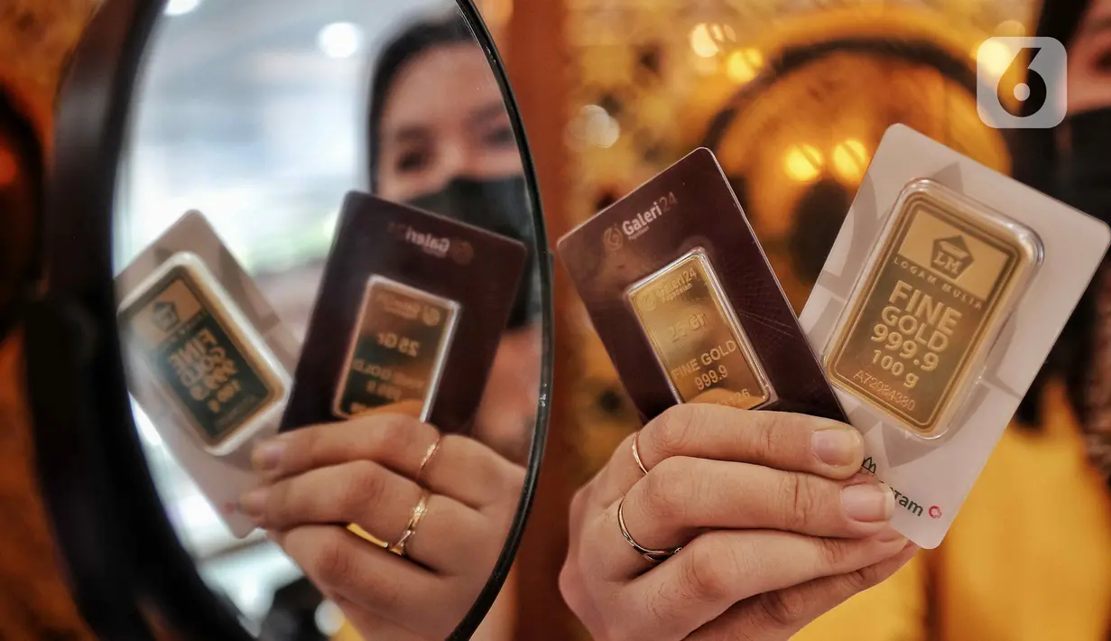 Harga Emas Antam Naik Tipis - Foto Liputan6.com