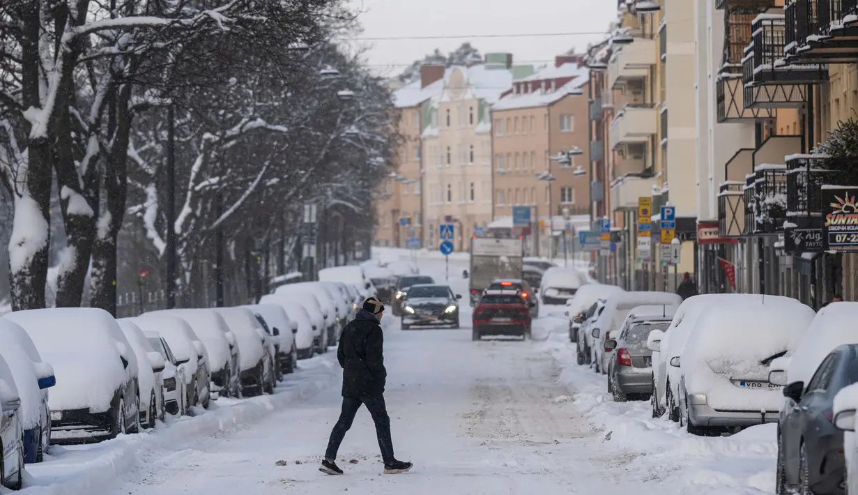 Potret Swedia saat Suhu Dingin Ekstrem Minus 44,6 Derajat Celcius ...