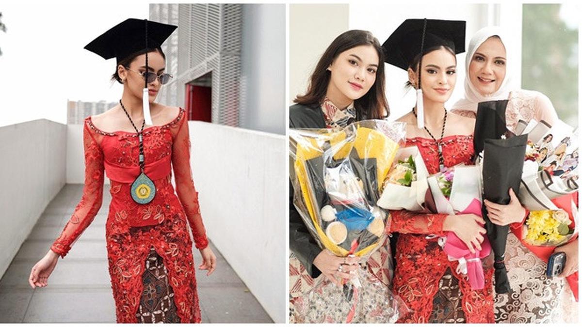 6 Potret Wisuda Andira Hadley Kekasih Bisma Karisma, Sarjana di Usia 21 ...
