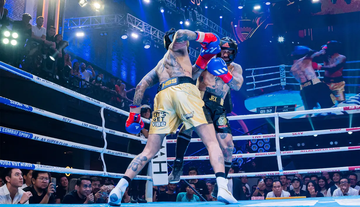 Foto: Uus Baku Hantam dengan Jerinx di Holywings Sport Show Series 3 ...