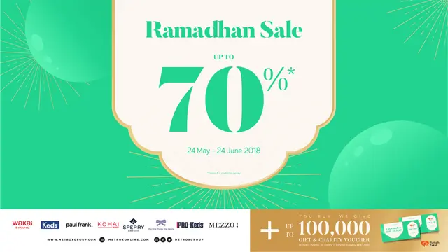 Stylish di Bulan Ramadan dengan Diskon Belanja 70 Persen - Lifestyle ...