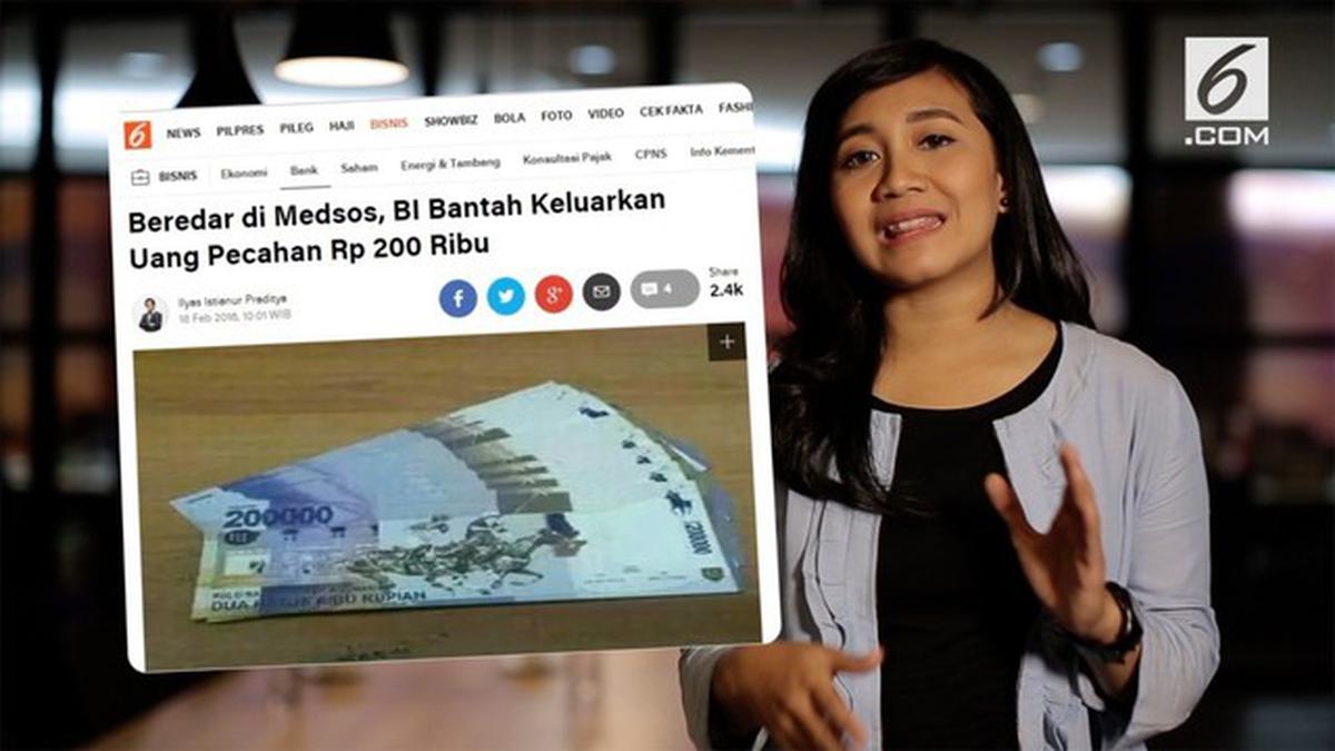 VIDEO: [Cek Fakta] Serius Ada Uang Pecahan 200 Ribu? - Cek Fakta ...