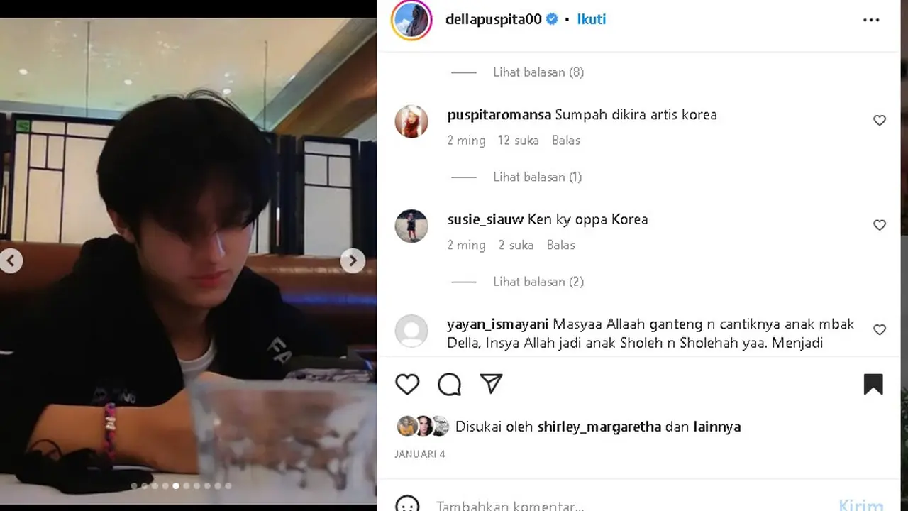 6 Potret Putra dan Putri Della Puspita yang Jarang Tersorot: Paras ...