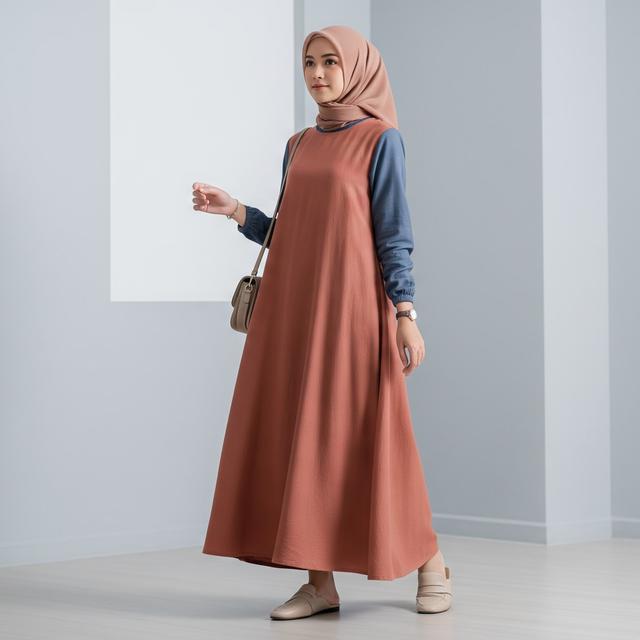 8 Tren Gamis Linen Muslimah 2026, Cocok Dikenakan saat Momen Bukber Ramadan