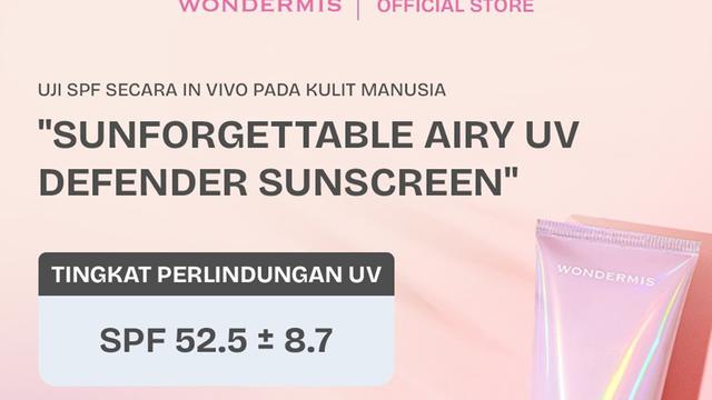 No White Cast, No Drama, Sunscreen Wondermis Viral Karena Finish-nya ...