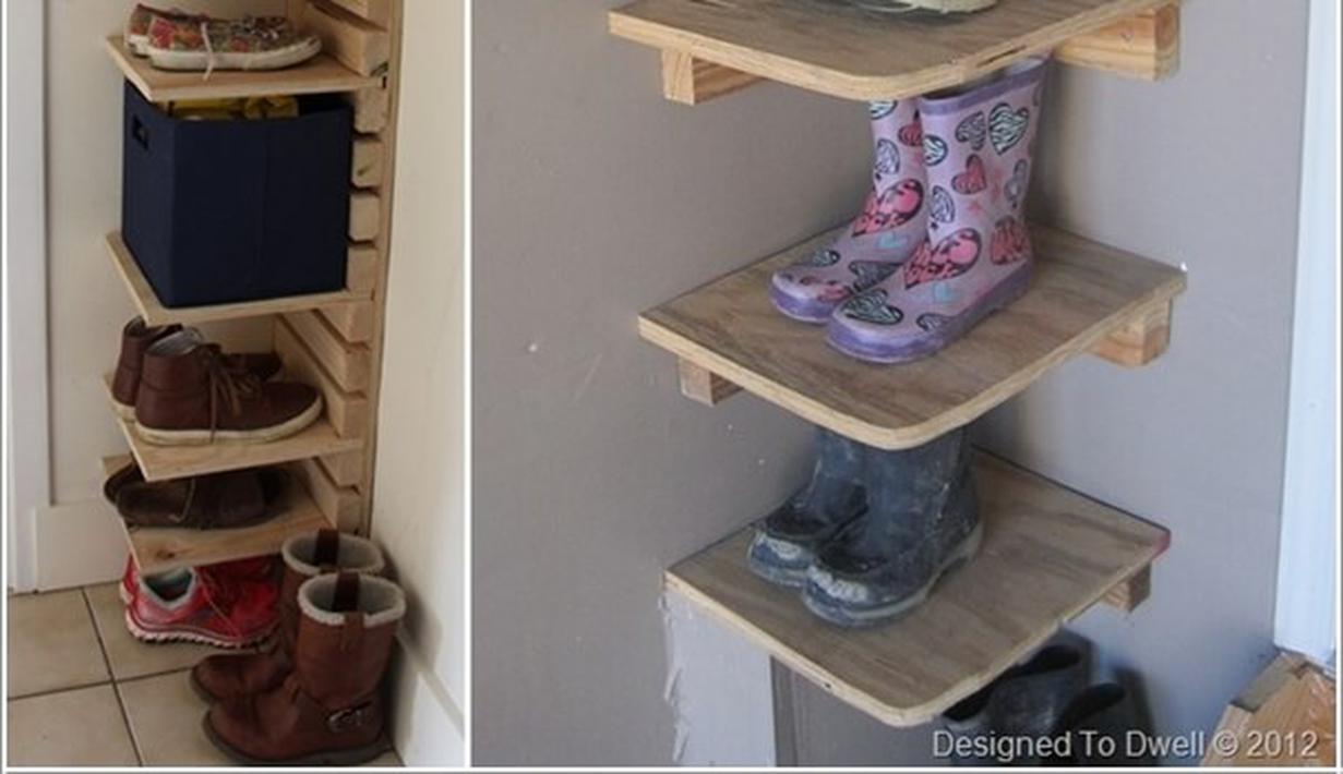 Inspirasi Tempat Sepatu Unik & Kreatif Wajib Kamu Coba di Rumah - Photo ...