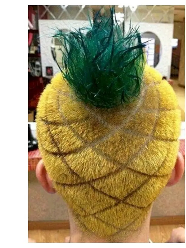 6 Potret Orang dengan Rambut Nanas Ini Gokil, Terinspirasi Rumah ...