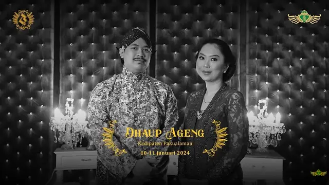 Royal Wedding Putra Bungsu Pakualaman, Rangkaian Dhaup Ageng Digelar hingga 12 Januari 2024 ...
