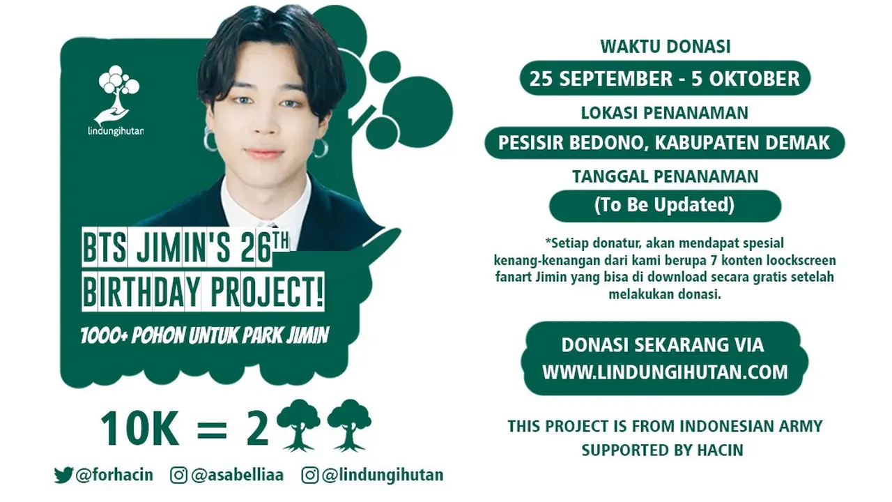 Jimin BTS Ultah, Army Indonesia Tanam Ribuan Pohon Bakau di Demak Jawa ...