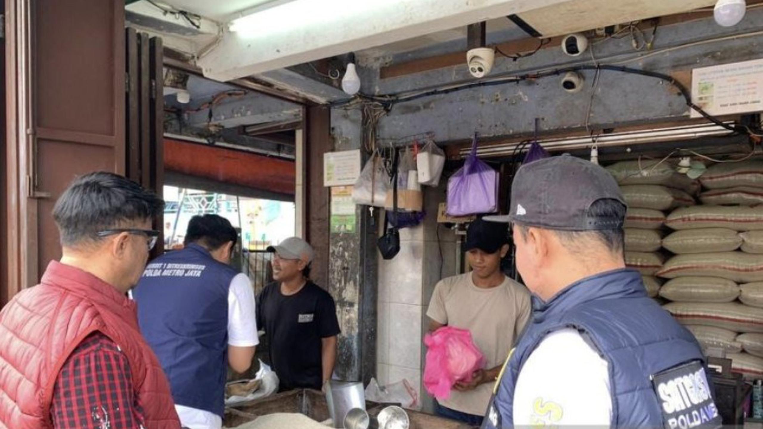 Satgas Pengendalian Harga Beras Polda Metro Jaya Cek di 61 Titik Jakarta